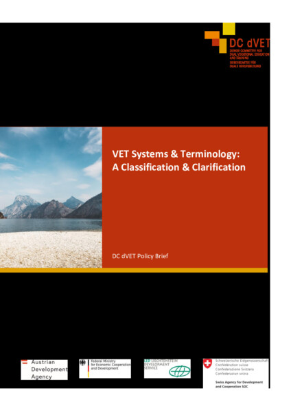 DC dVET Policy Brief_VET Systems and Terminology_Final | DC dVET