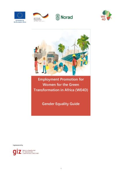 WE4D Gender Equality Guide | DC dVET